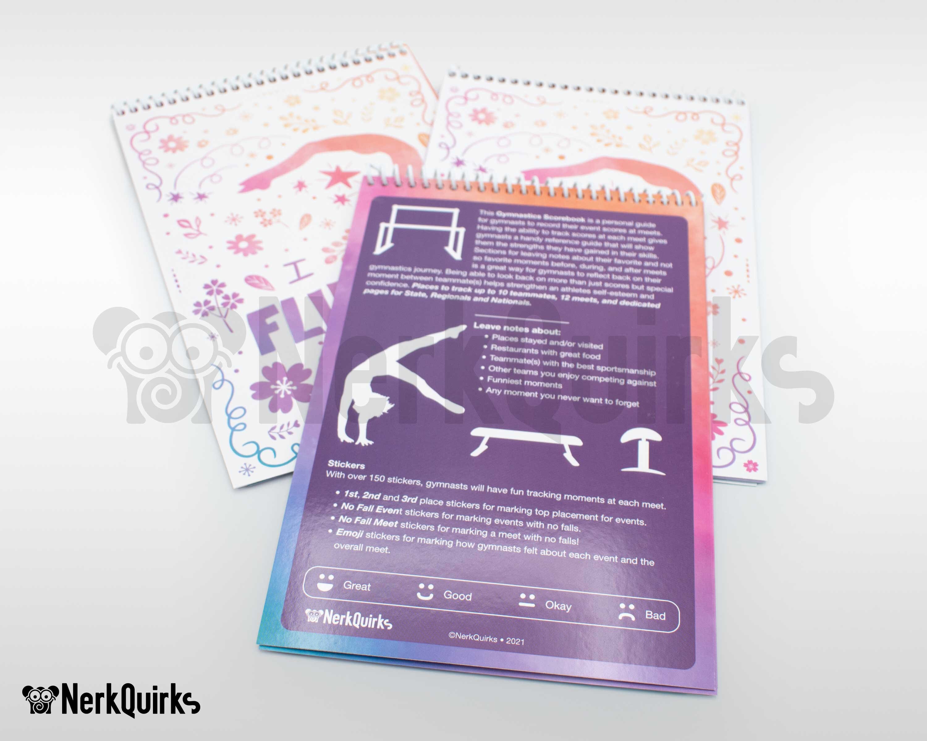 Girls Gymnastics Sticker Scorebook • I Flipping Got This - Etsy