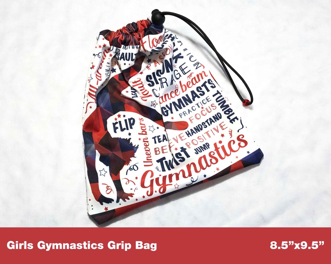 Girls Gymnastics Grip Bag Gymnastics Terminology | Etsy