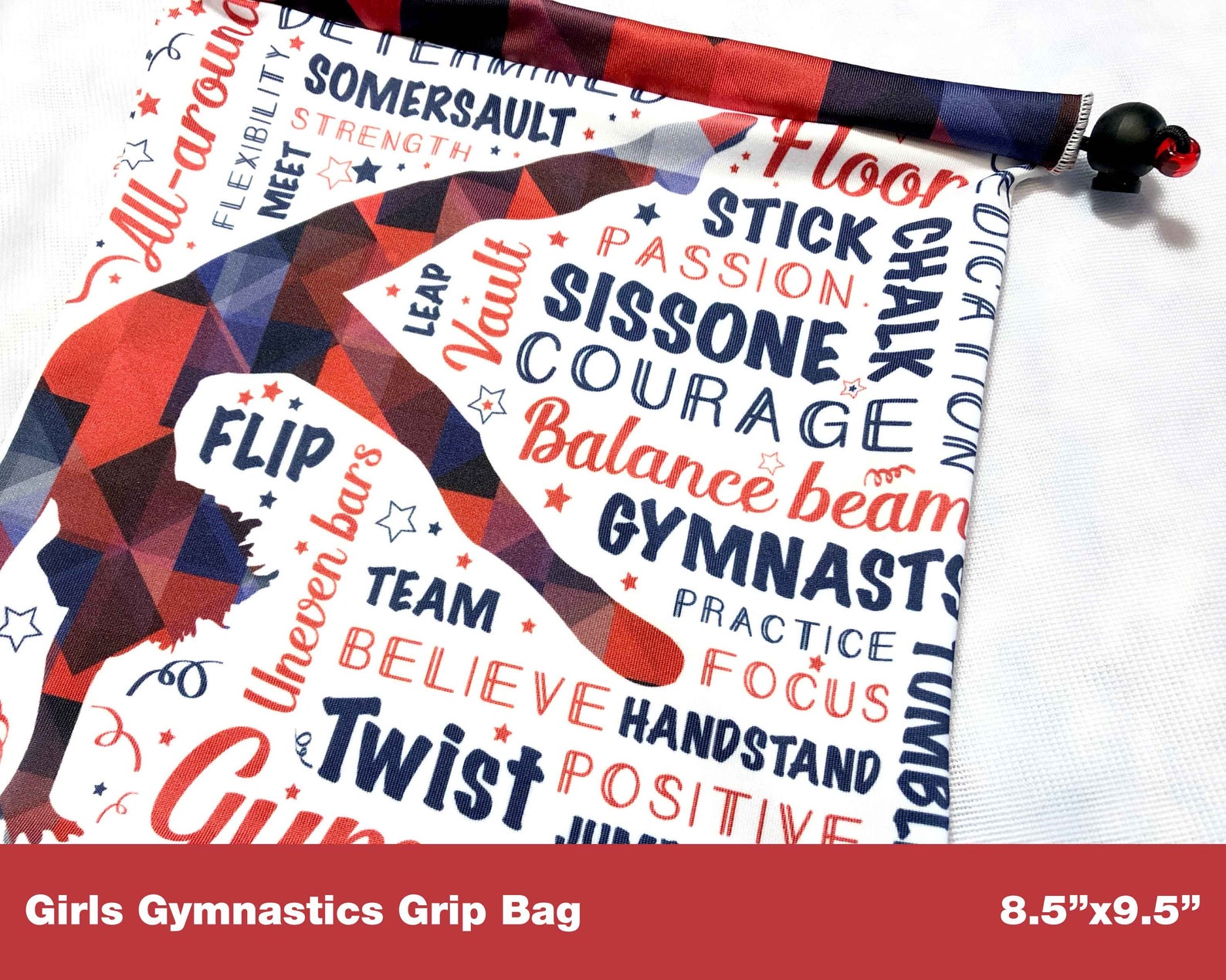Girls Gymnastics Grip Bag Gymnastics Terminology | Etsy