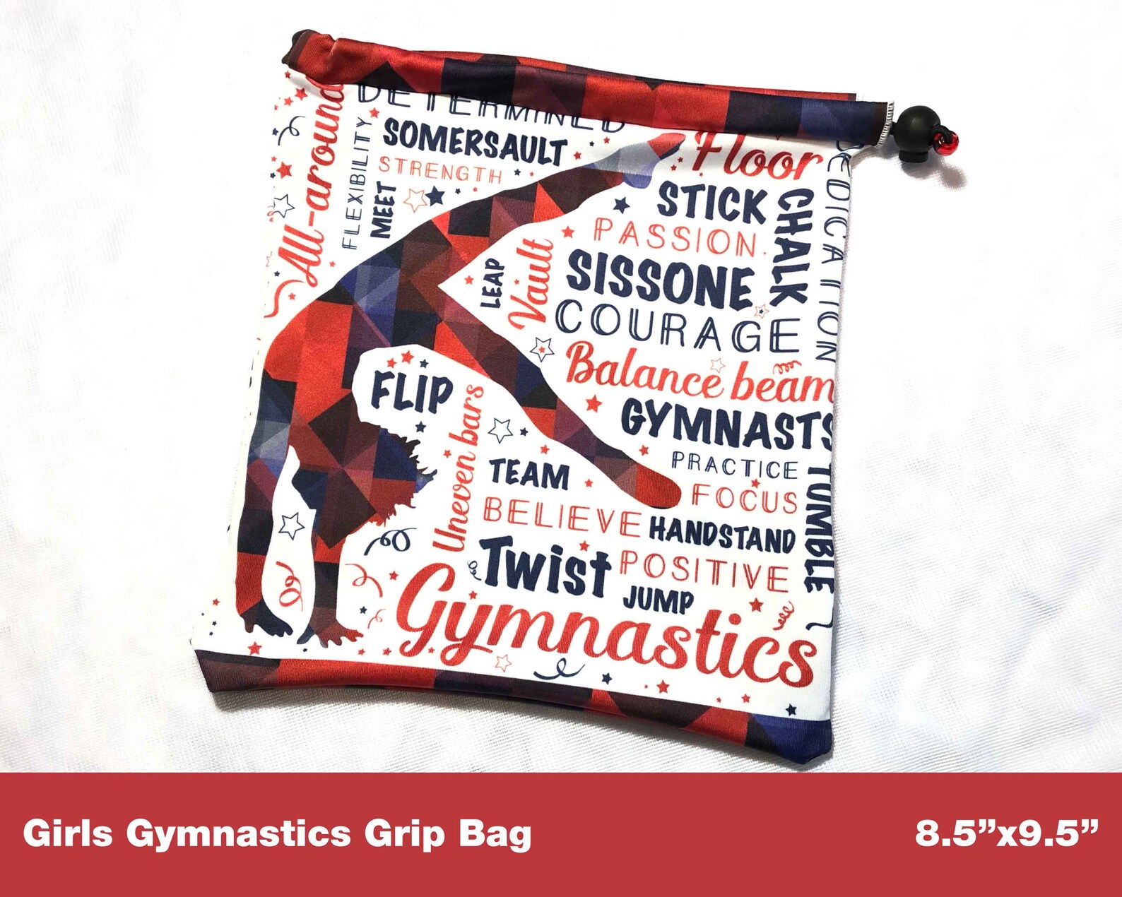 Girls Gymnastics Grip Bag Gymnastics Terminology | Etsy