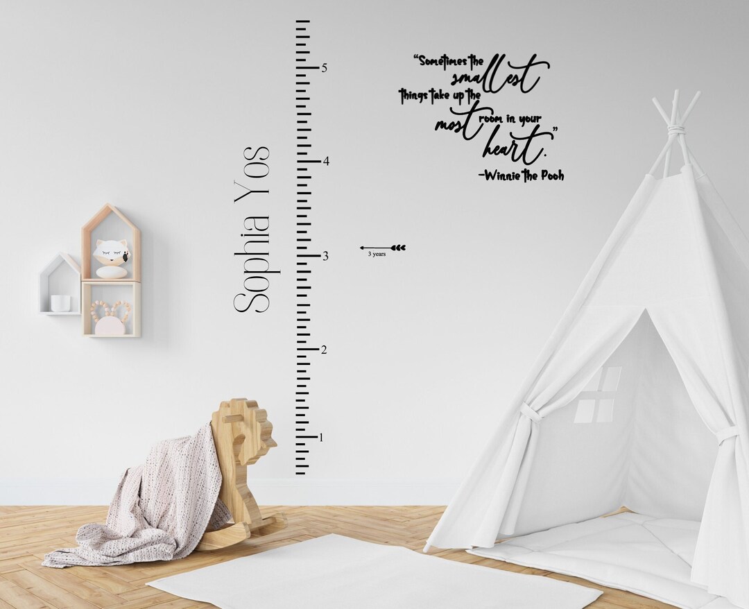 DIY Growth Chart / Nursery Wall Decor / Personalized Growth Chart ...