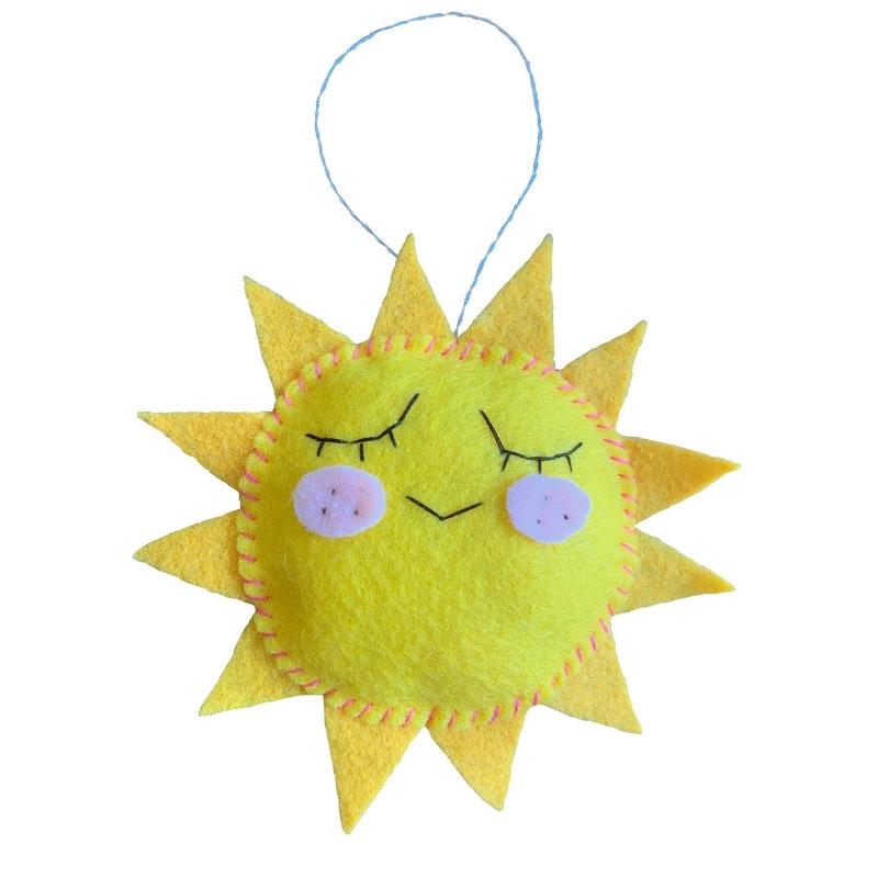 Felt Sun - Etsy