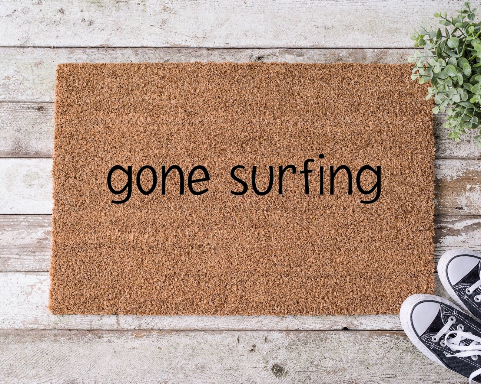 GONE SURFING Doormat Surfer Doormat Beach Doormat Surfing | Etsy