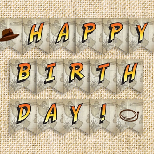 Indiana Jones Party Sign Printable/ Adventure Explorer Welcome - Etsy