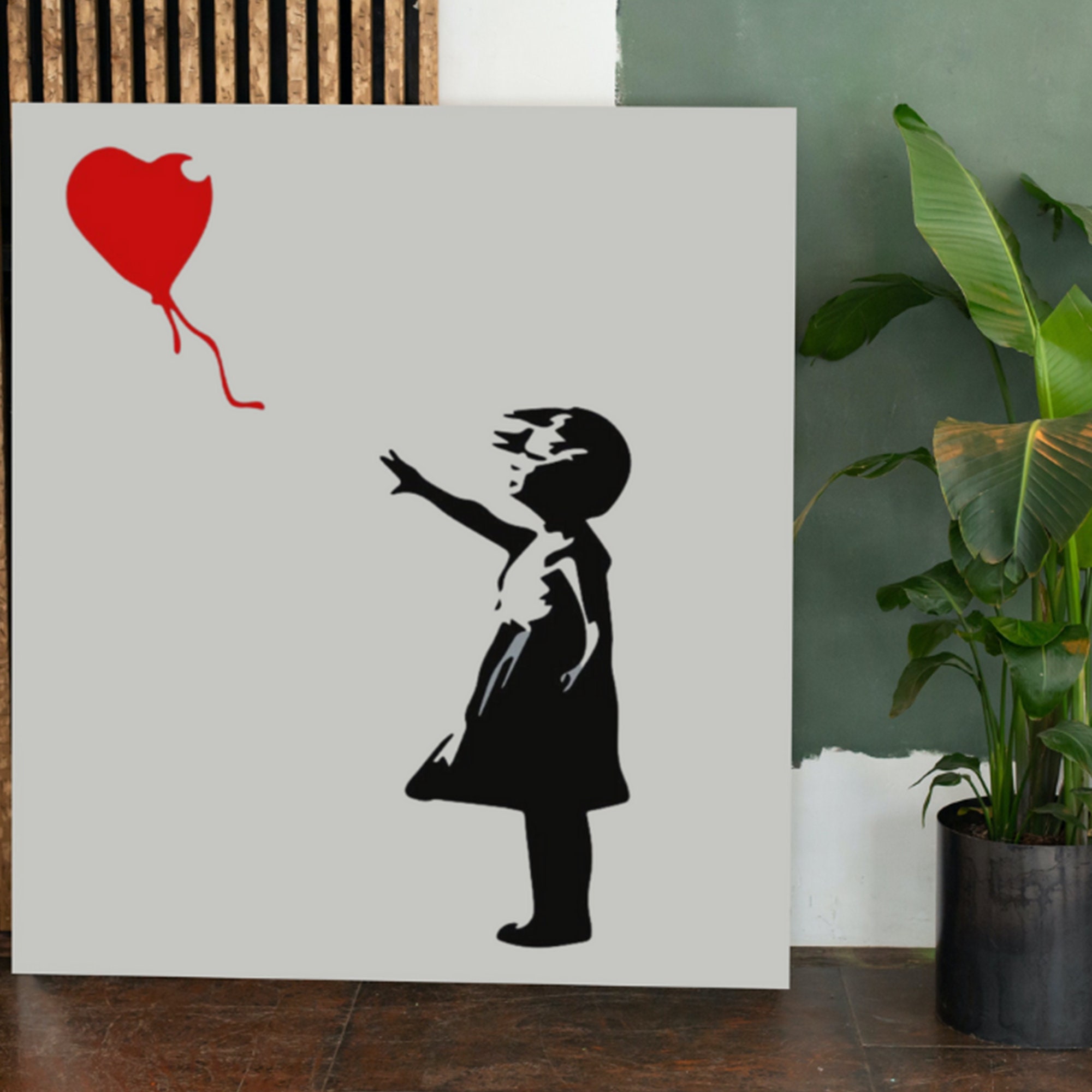Banksy Balloon Girl Floating