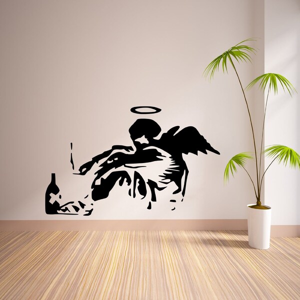 Banksy Fallen Angel - Etsy