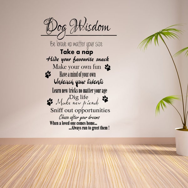 Dog Wisdom - Etsy
