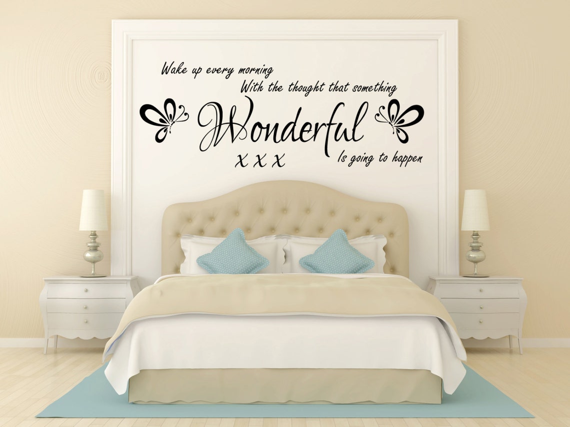 Wake up Every Morning Inspirational Wall Sticker Decal 100x55 - Etsy