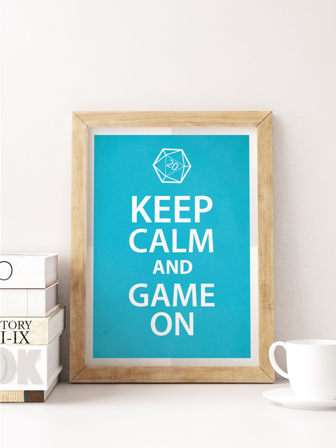 Keep Calm And Game On PRINT | Etsy