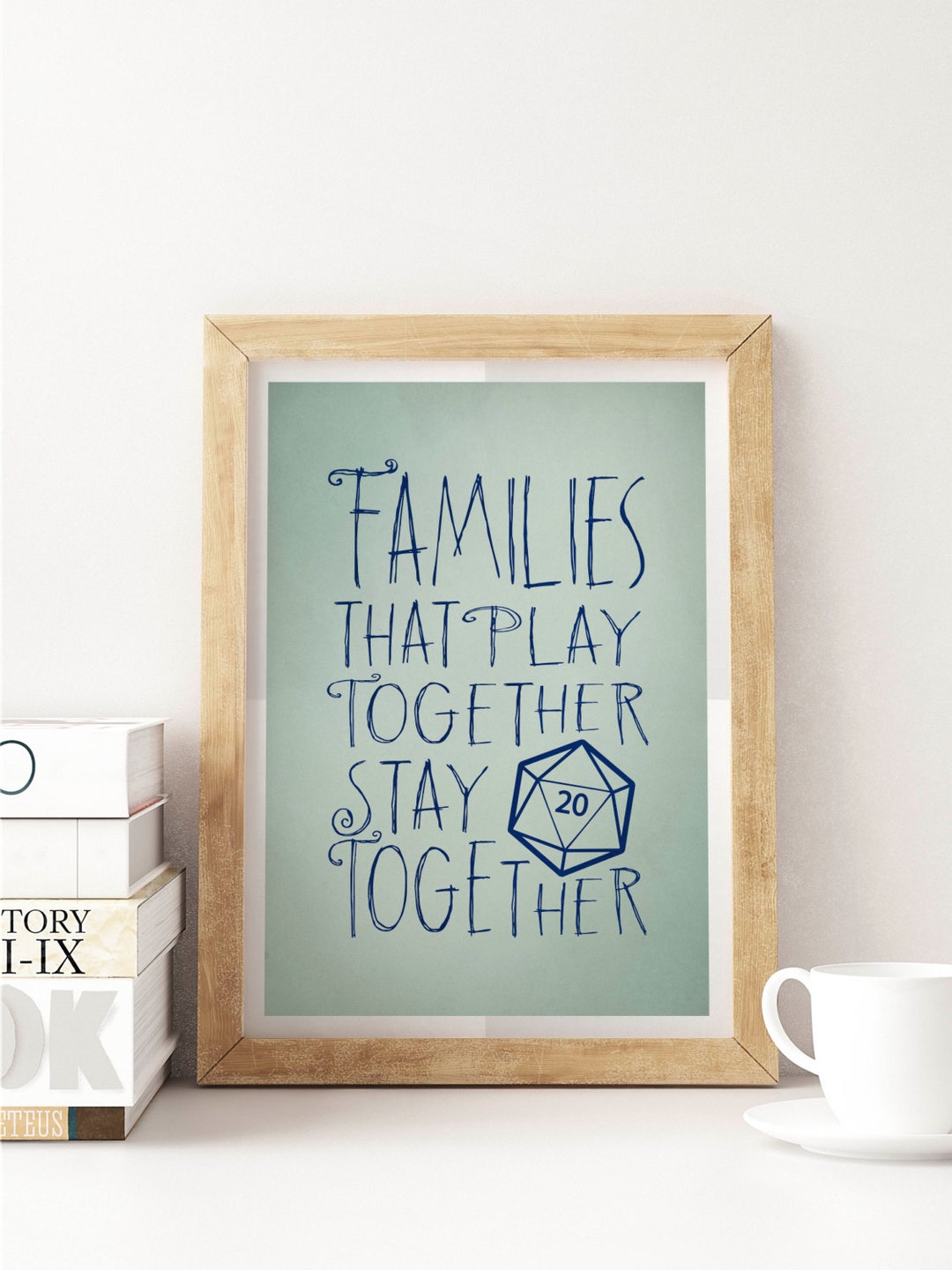 Families That Play Together, Stay Together PRINT - Etsy