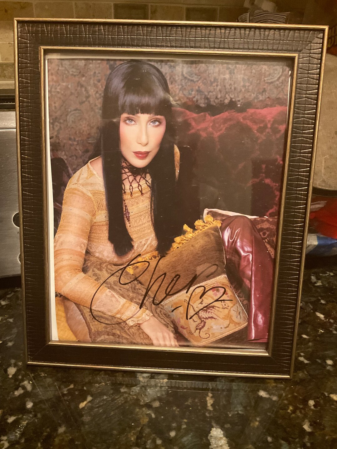 Vintage Autographed Photo Cher 1970s - Etsy