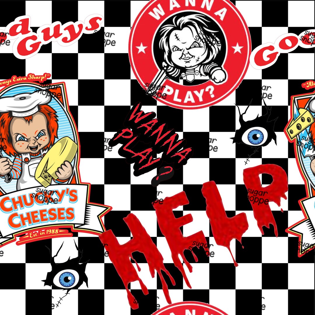 Chucky Child's Play Horror Seamless File - Etsy