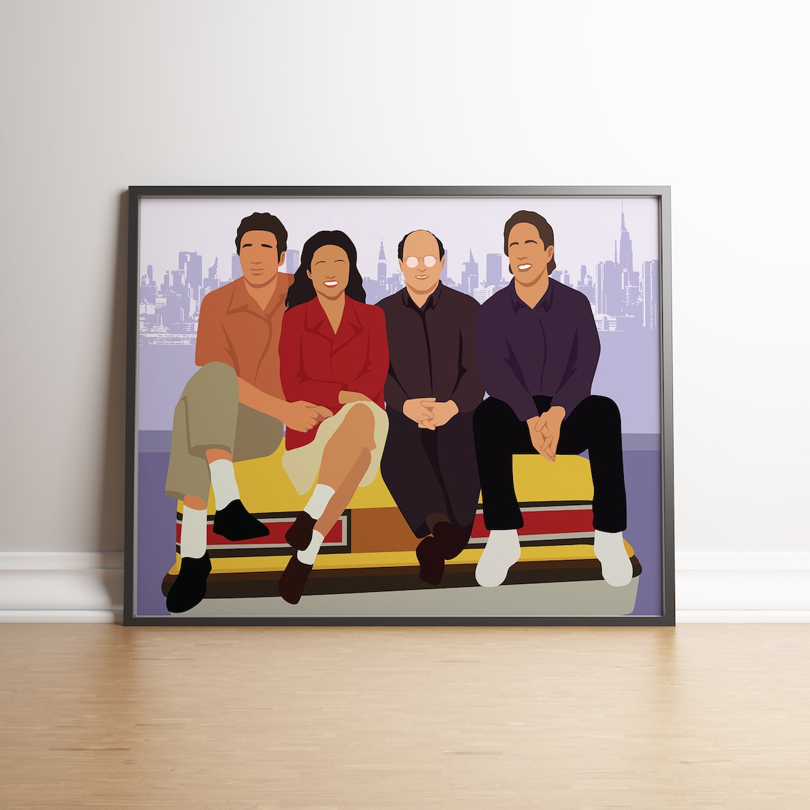 Seinfeld American Sitcom Poster Seinfeld TV Series Inspired - Etsy