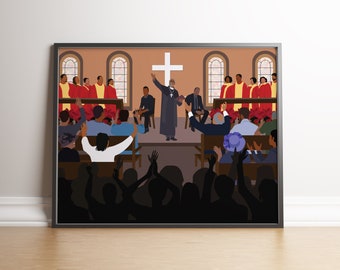 Abstract Church Art | Etsy