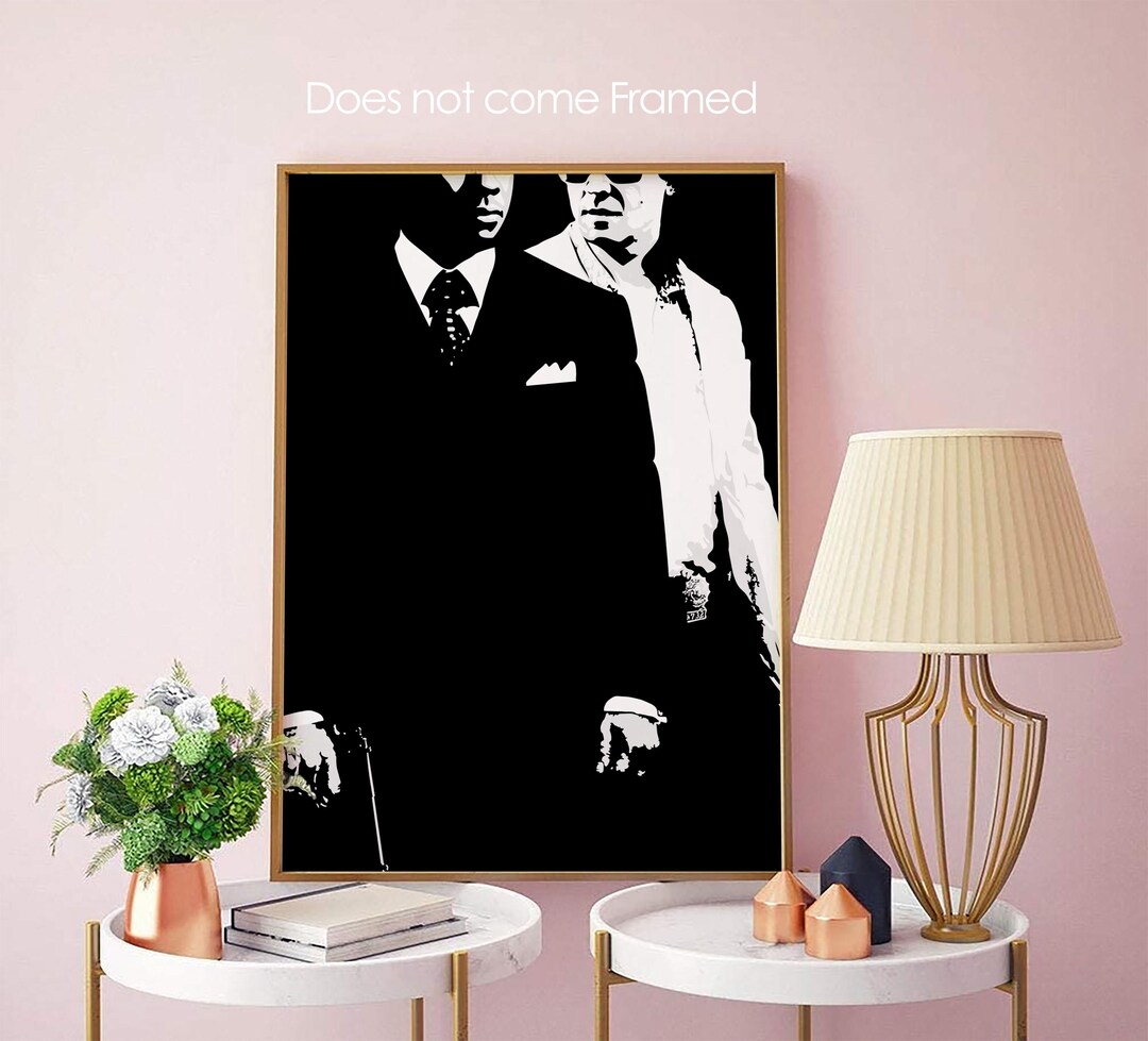American Gangster, 20s Inspired Movie Poster, Minimalist Abstract Print ...