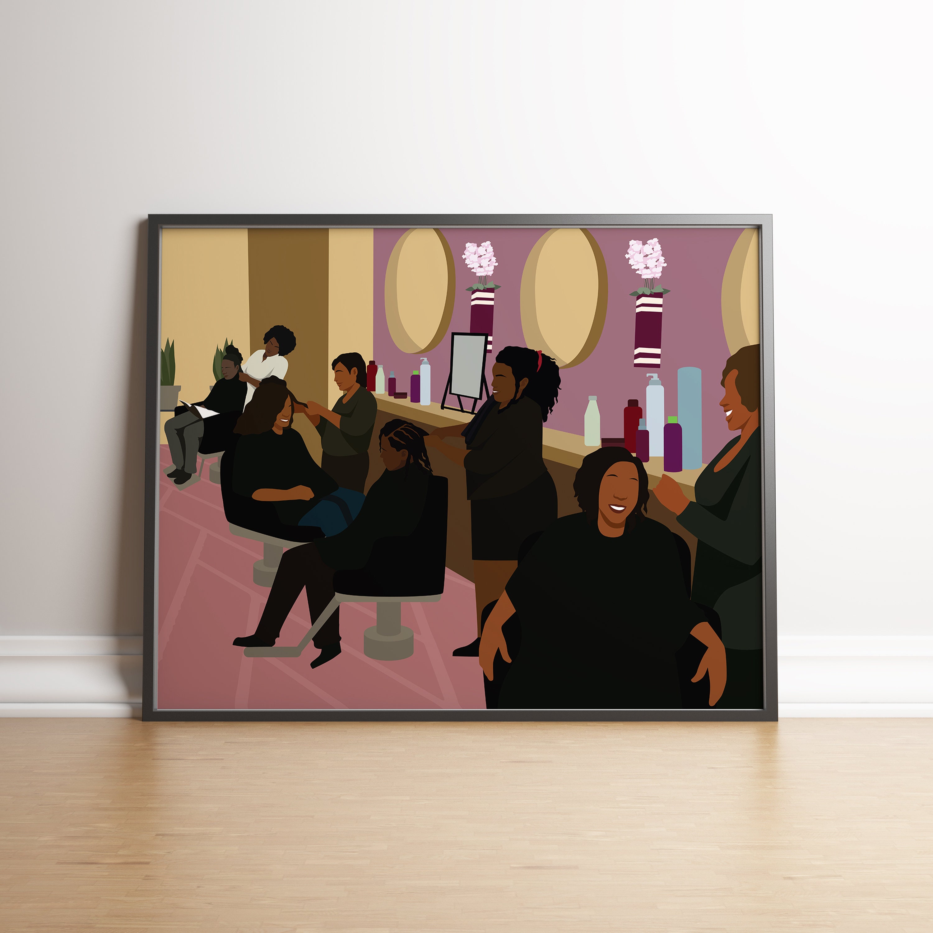 Beauty Salon Hair Salon Vanity Poster Wall Art Poster | Etsy