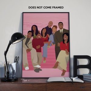 Moesha Inspired Poster, Moesha Wall Art Decor, Moesha Abstract Art ...