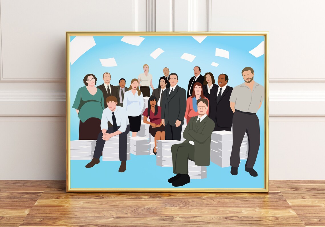 The Office TV Show The Office TV Series Wall Art Decor The | Etsy