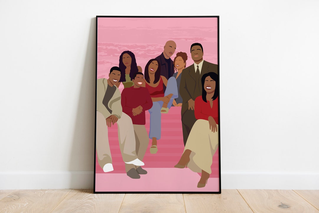 Moesha Inspired Poster, Moesha Wall Art Decor, Moesha Abstract Art ...