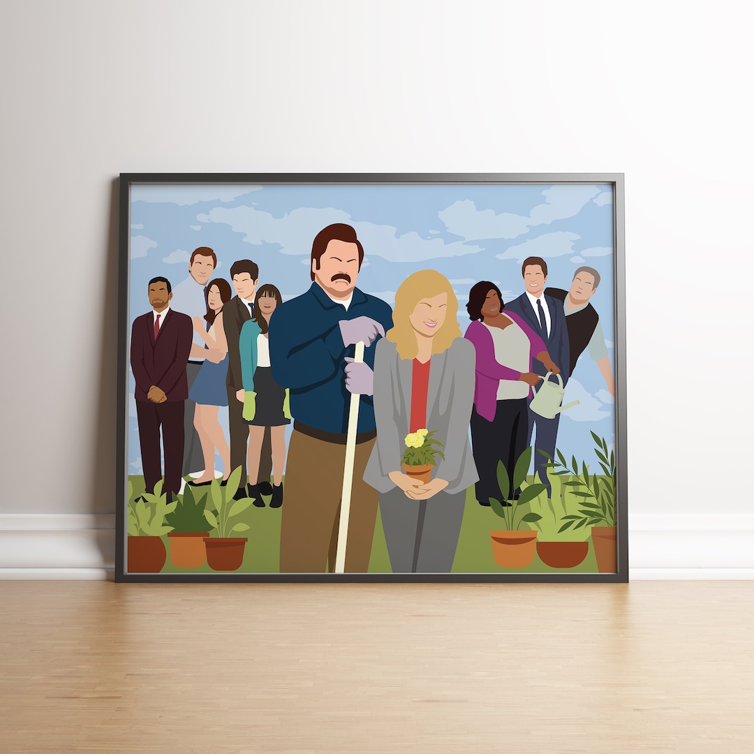 Park and Recreation American Sitcom Poster, Parks and Rec TV Series ...