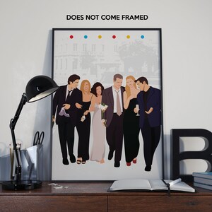 Friends TV Show, Friends TV Show Wall Art Decor, Friends Abstract Art ...