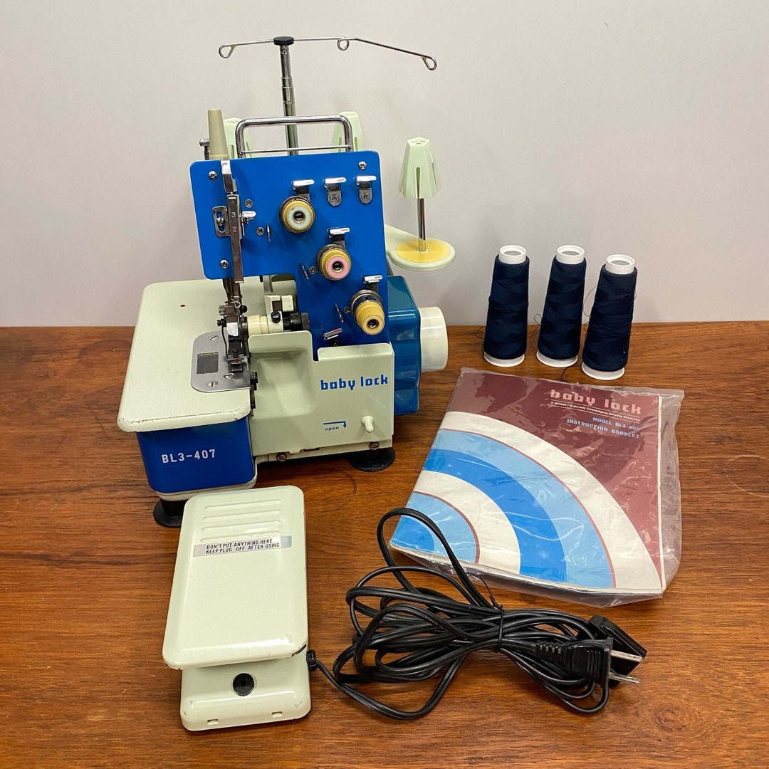Juki BL3-407 Baby Lock Sewing Machine With Foot Pedal, Manual, Dust ...