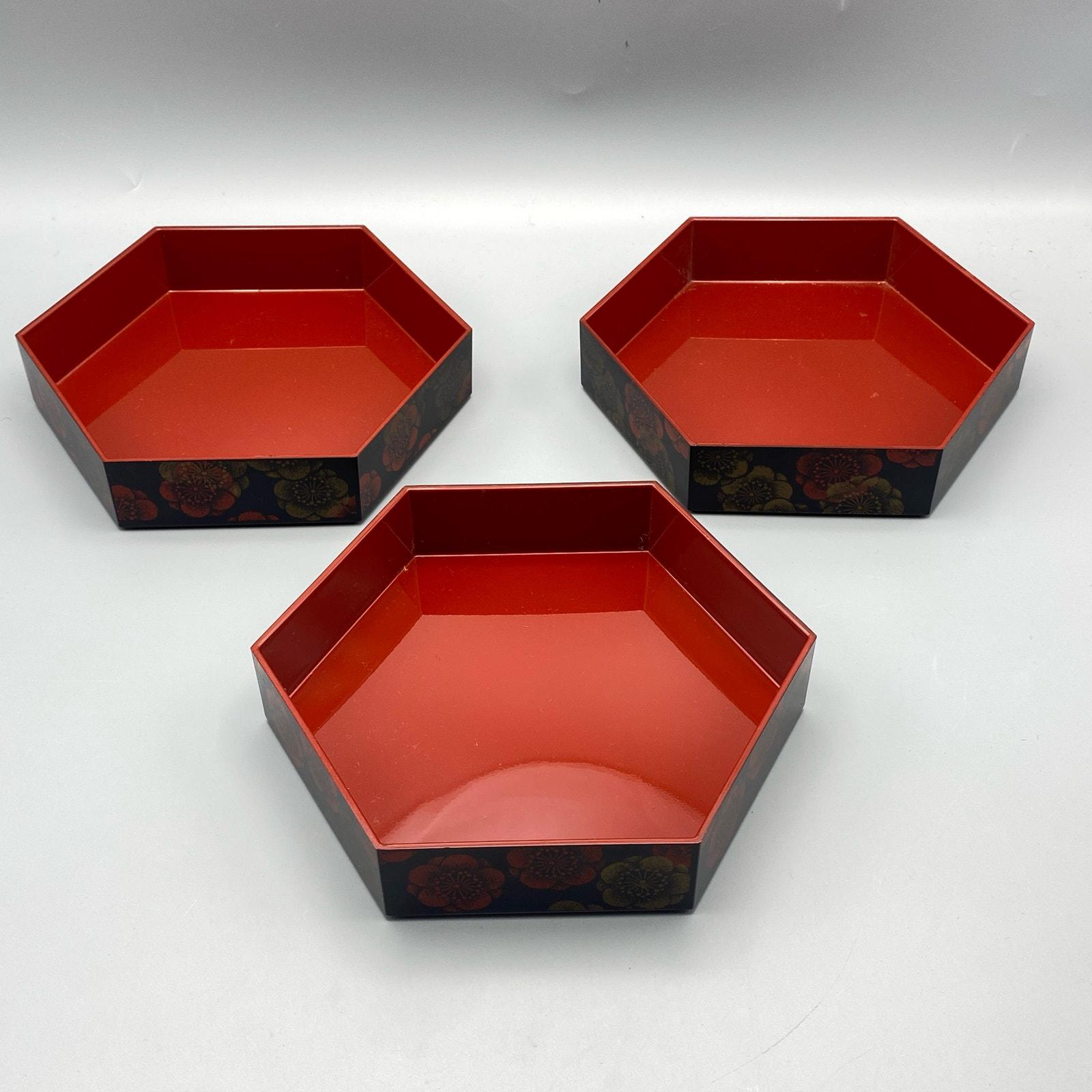 Vintage MMA Lacquerware Stacking Box Jewelry Bento Japan Metropolitan ...