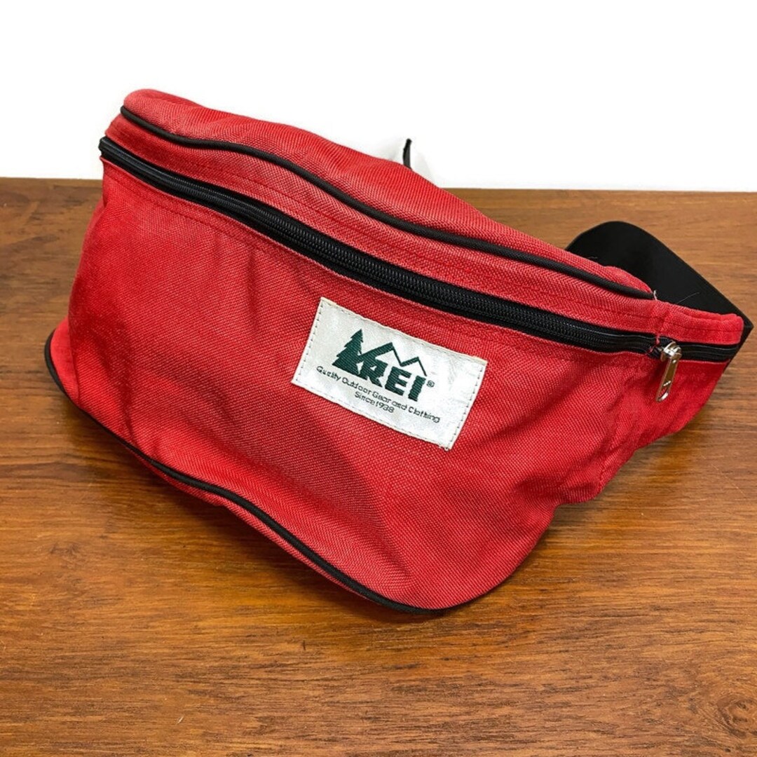 Vintage REI Soft Pack Red Nylon Canvas Fanny Shoulder Waist Bag Hip ...