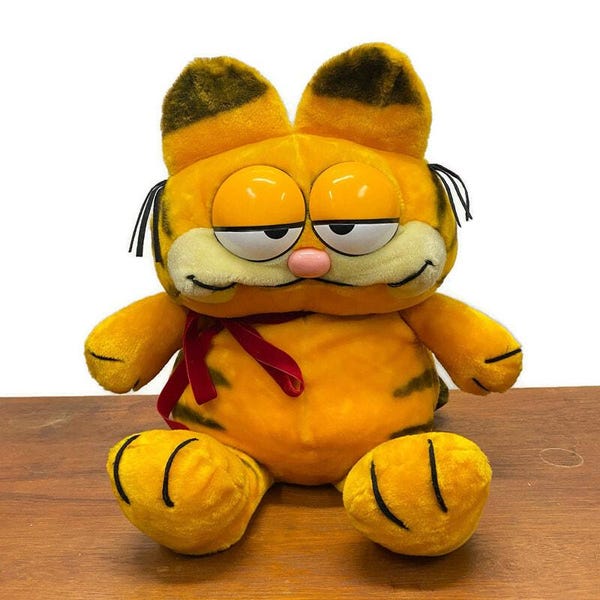 Garfield Plush - Etsy