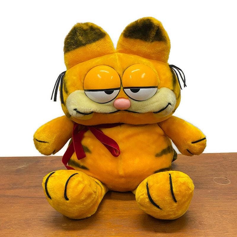 Garfield Plush - Etsy