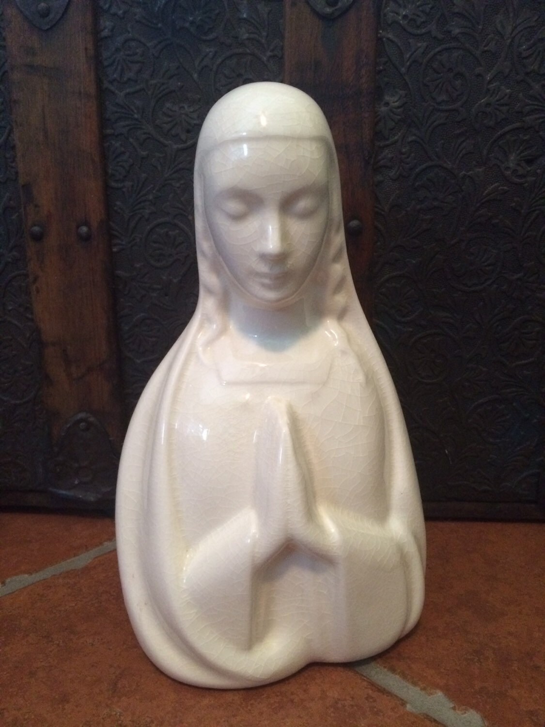 Vintage Ceramic Virgin Mary Planter Mother Mary Religious - Etsy