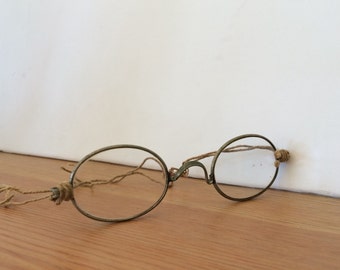 Antique Wire Rim Glasses - Etsy