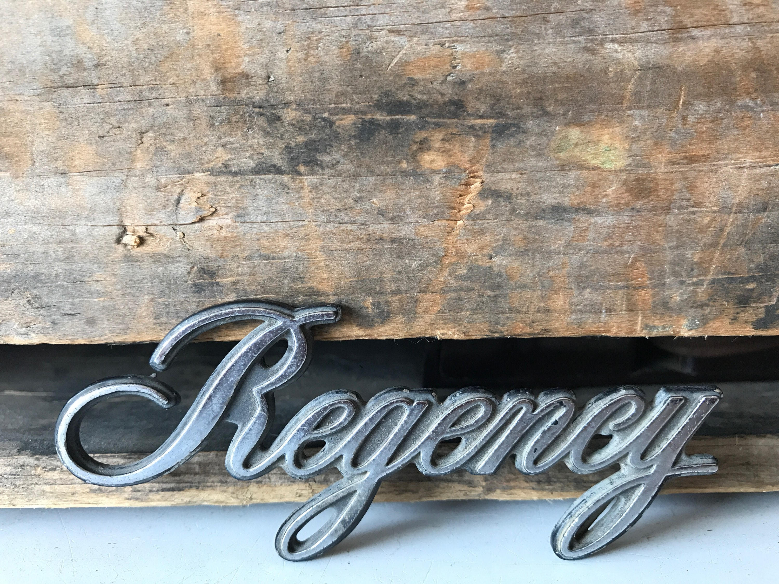 Vintage Oldsmobile Regency Car Emblem Regency Vehicle Badge - Etsy