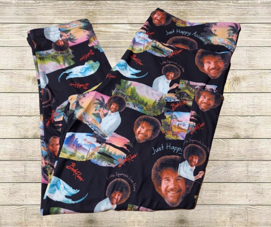 Bob Ross Happy Trees Capri Length W/ Pockets - Etsy