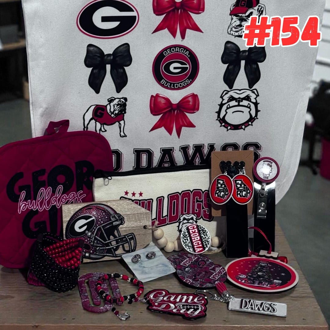 University of Georgia Gift Basket UGA Bulldogs Fan Box Georgia Bulldogs ...