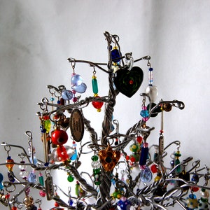 Folk Art Sculpture Tree of Hope Sculpture Jeweled Tree | Etsy
