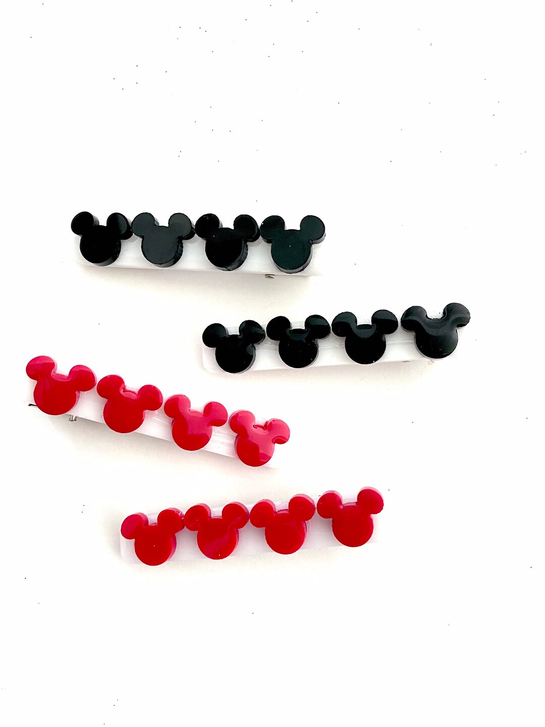 Disney Inspired Hair Clip, Mickey Hair Clip, Resin Hair Clip, Costume ...