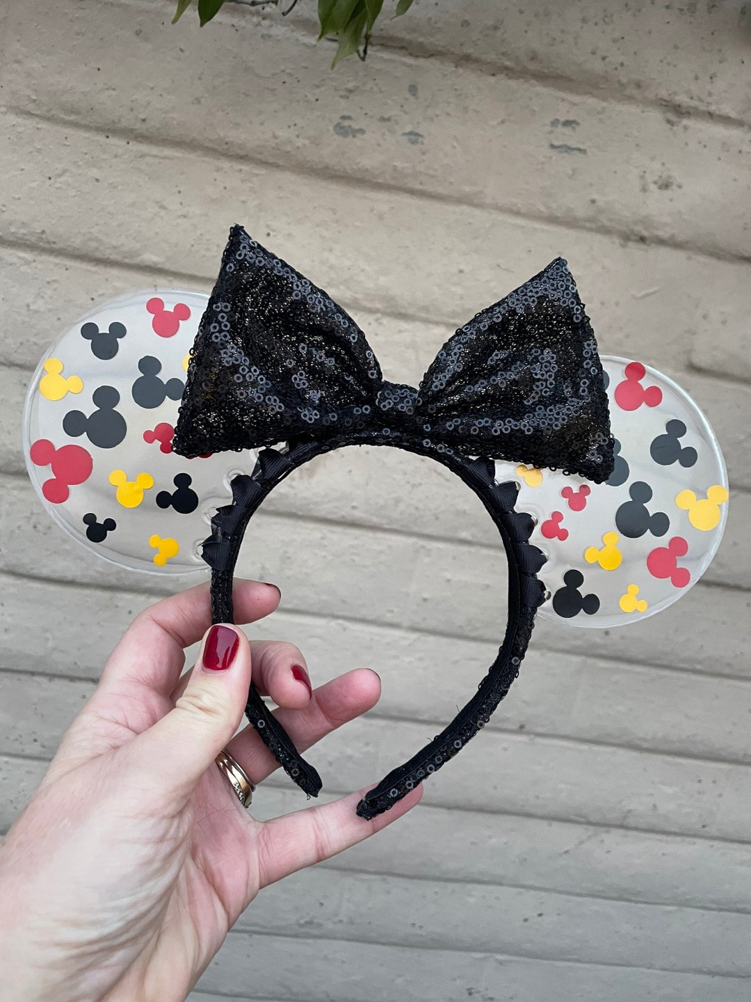 Resin Mouse Ears, Disney Inspired Mouse Ears, Classic Mouse Ears - Etsy