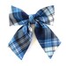 Uniform Plaid Bow Plaid 85, Sailor, Clear Blue Plaid, Classic ...