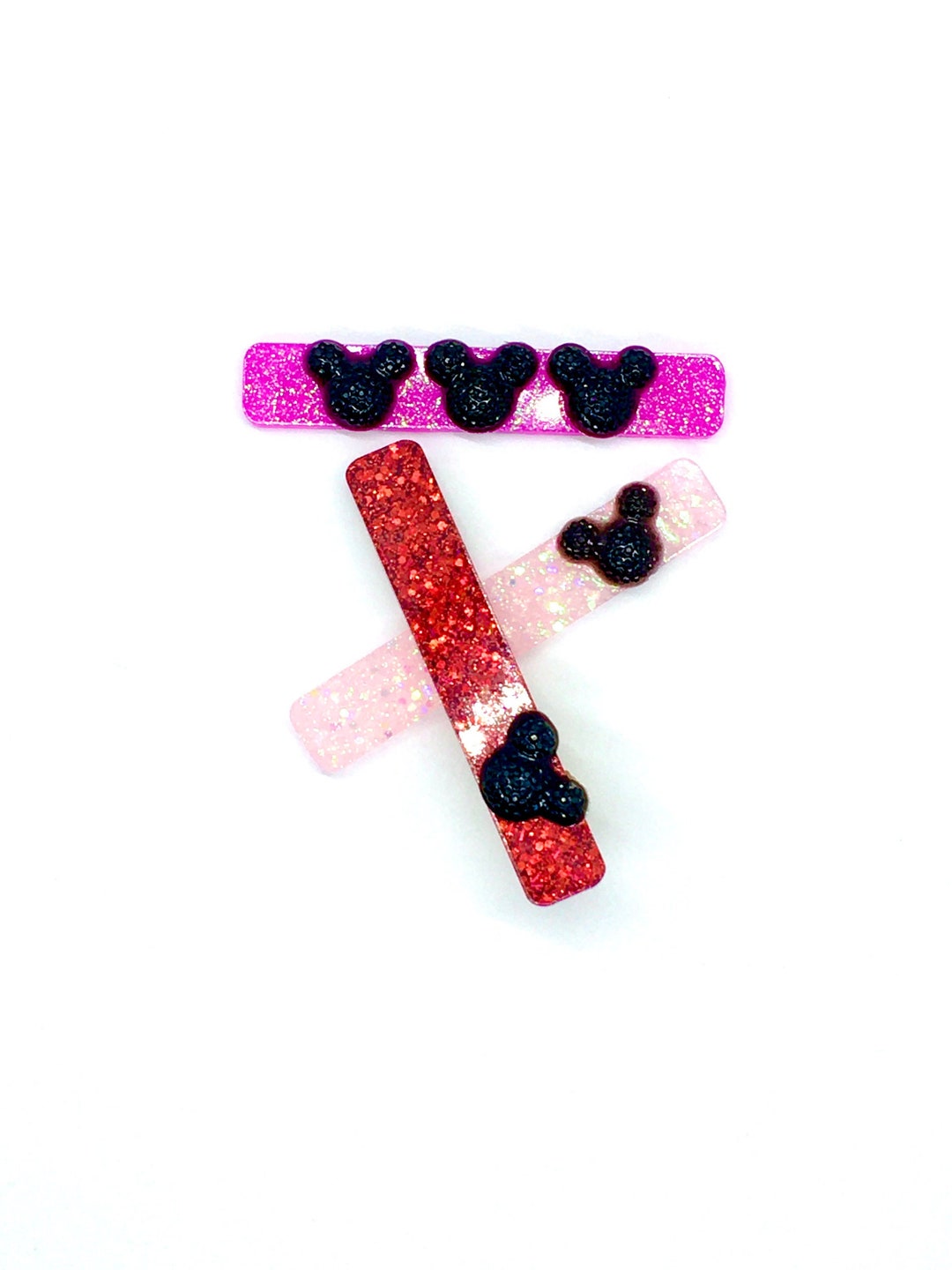 Disney Inspired Hair Clip, Mickey Mouse Hair Clip, Costume Hair Bow ...