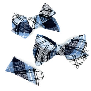 Uniform Plaid Bow - Plaid 85, Sailor, Clear Blue Plaid, Classic ...