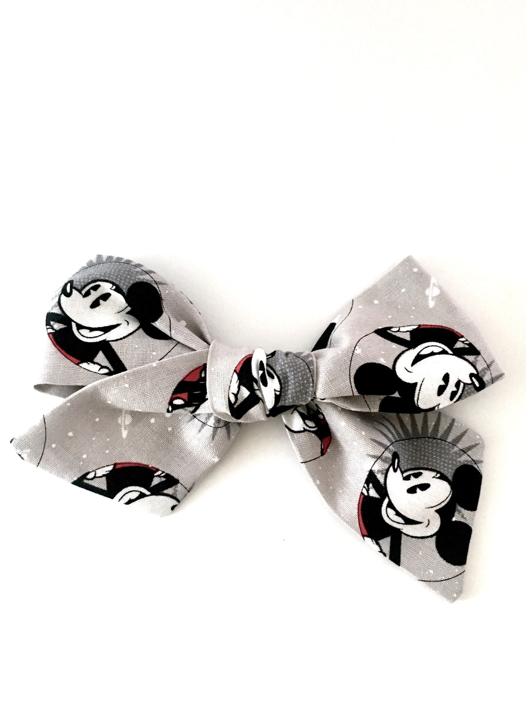 Disney Inspired Hair Bows Mickey Mouse Hair Bow Minnie Mouse - Etsy