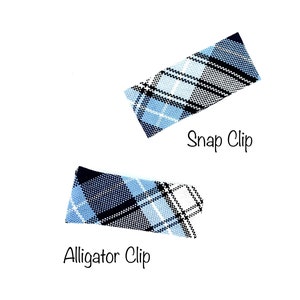 Uniform Plaid Bow - Plaid 85, Sailor, Clear Blue Plaid, Classic ...