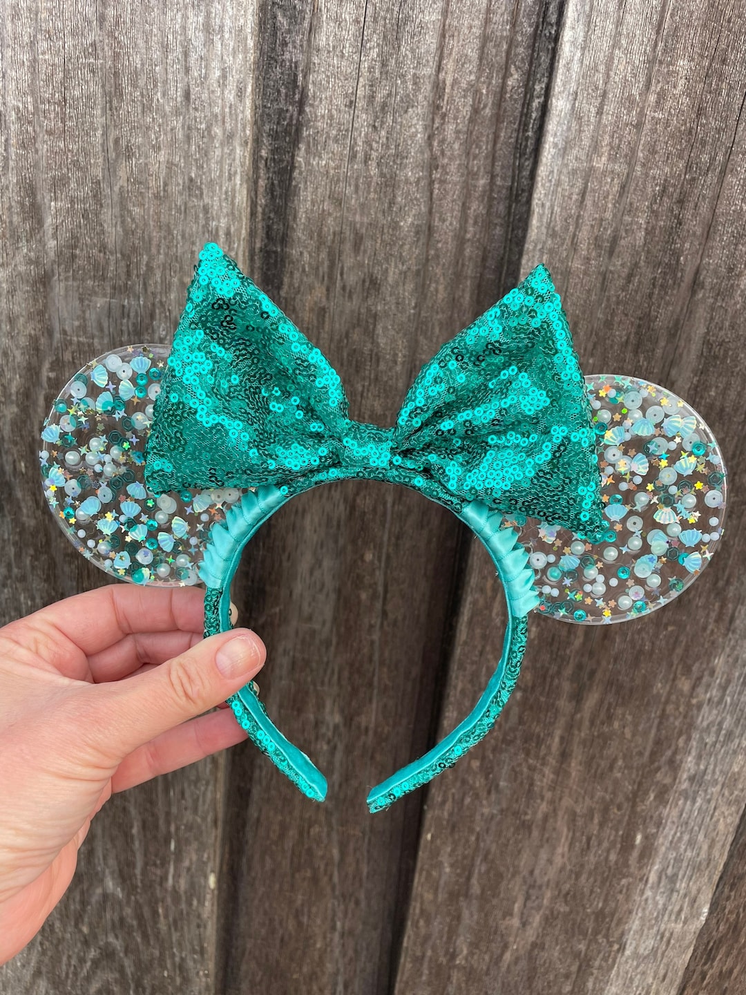 Resin Mouse Ears, Ariel Mouse Ears, Small Mouse Ears - Etsy