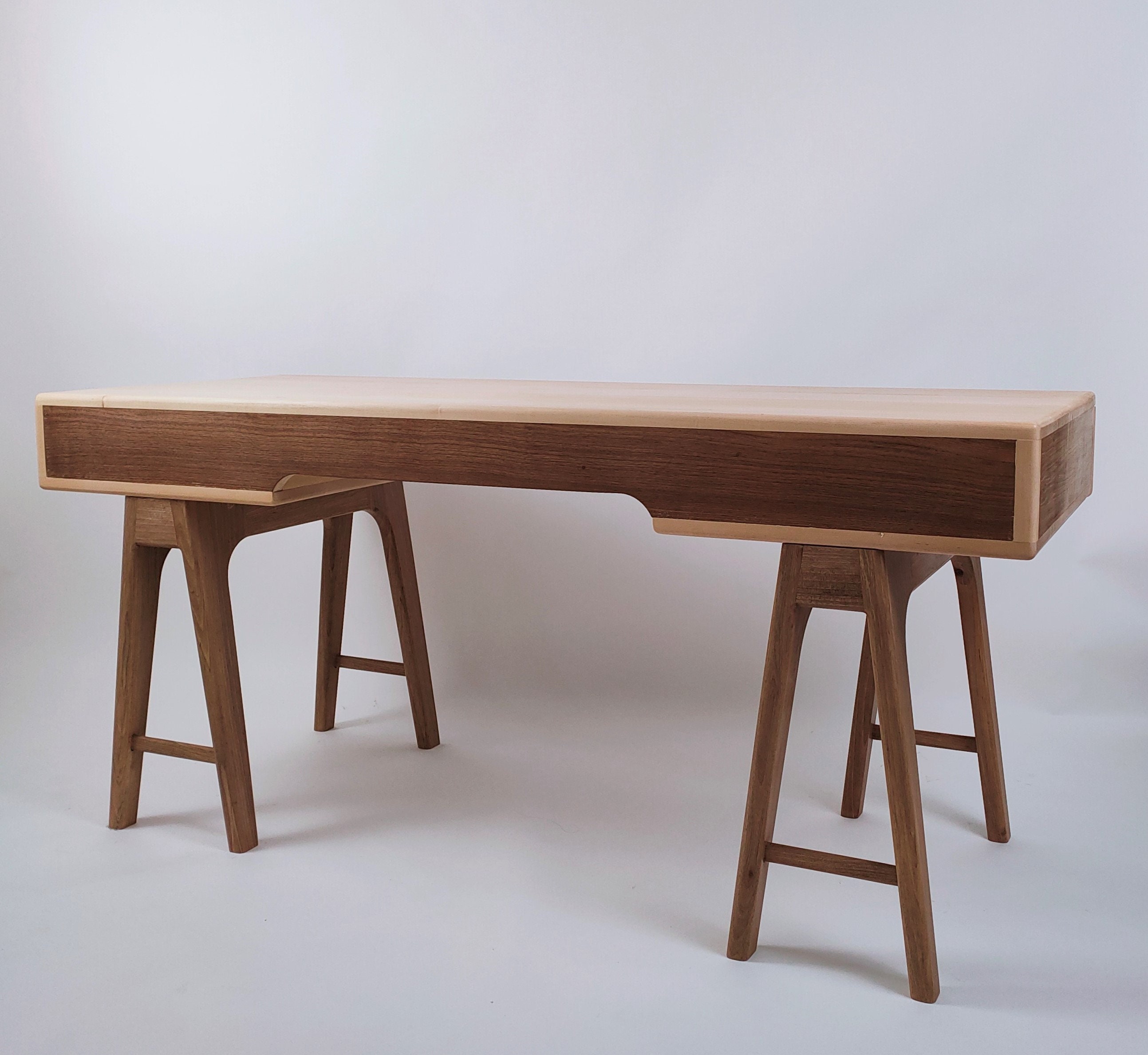 Modern Scandinavian Style Writing Desk Minimal Style Desk | Etsy