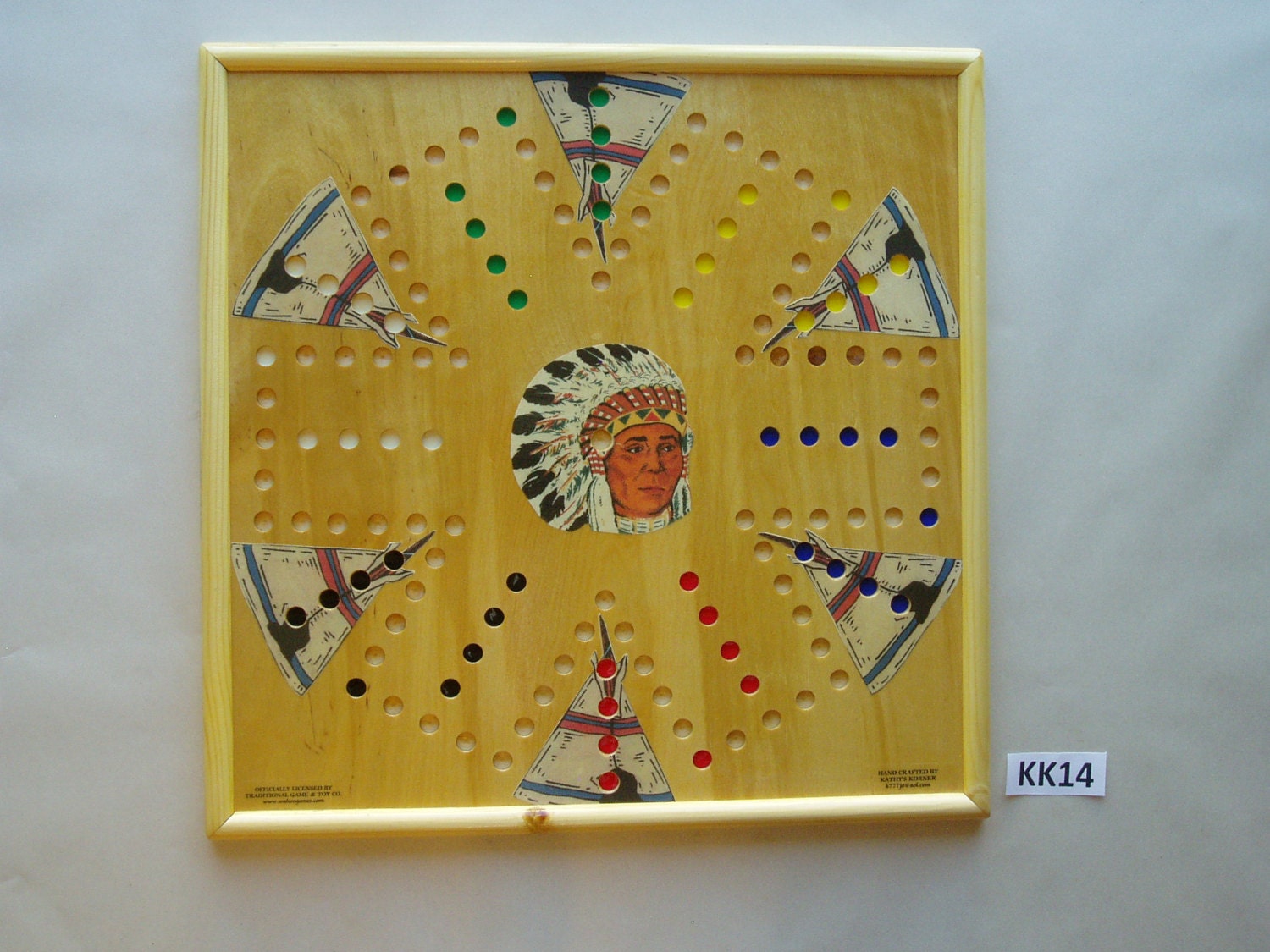 AGGRAVATION / MARBLE Game Board Wooden. 20 X 20 6 Player With | Etsy