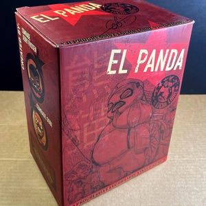 El Panda Muttpop Lucha Libre Vinyl Figure With Signed Box - Etsy