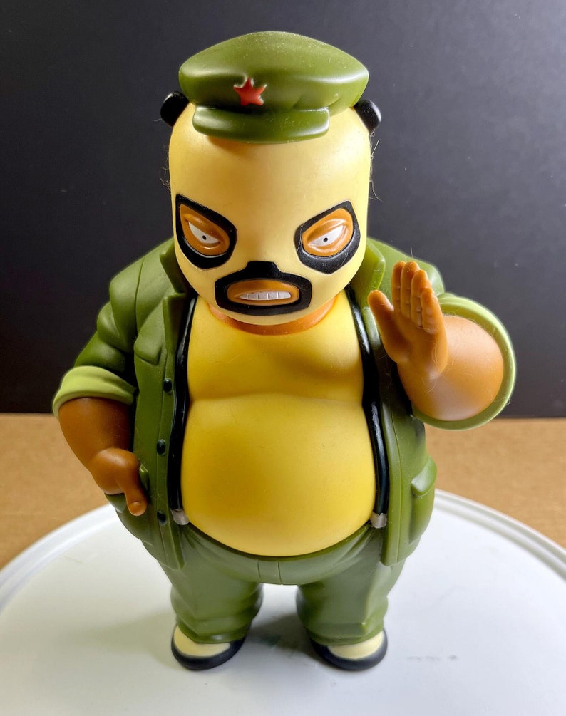 El Panda Muttpop Lucha Libre Vinyl Figure With Signed Box - Etsy