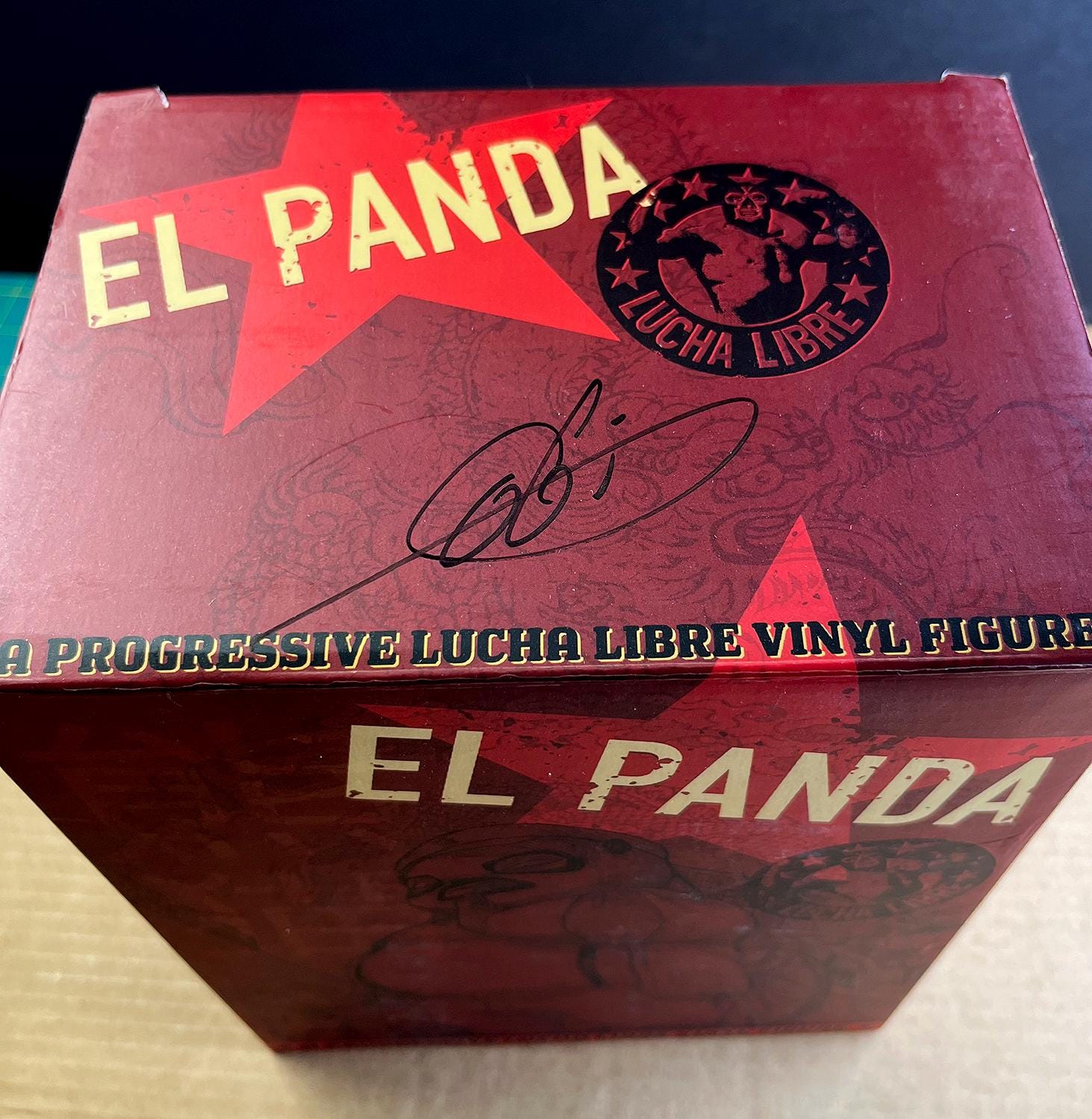 El Panda Muttpop Lucha Libre Vinyl Figure With Signed Box - Etsy