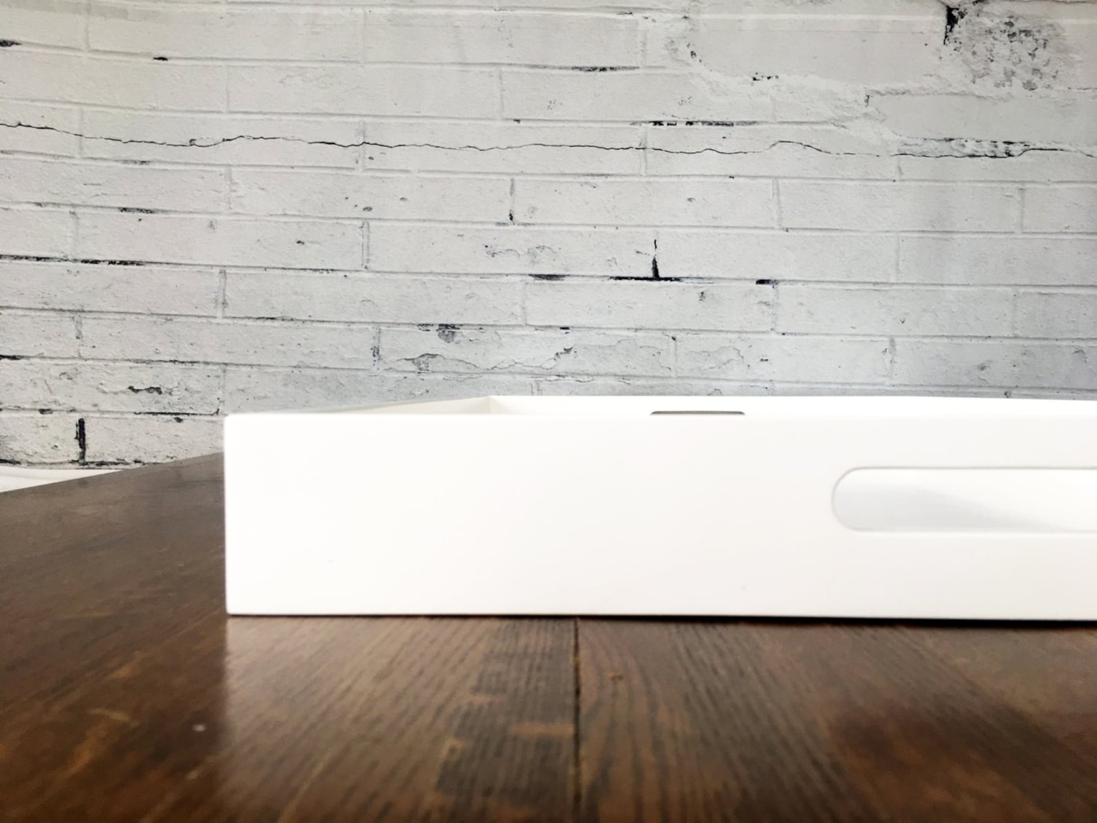Large White Glossy Tray, White Home Decor, Serving Tray, Ottoman Tray ...